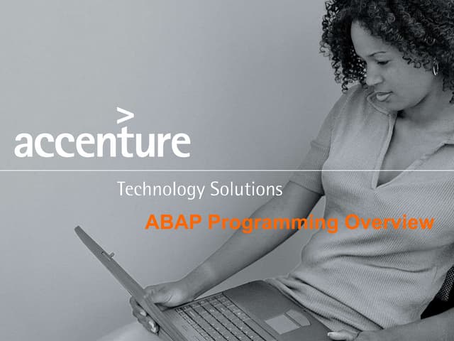 0105 abap programming_overview | PPT 0105 abap programming_overview | PPT