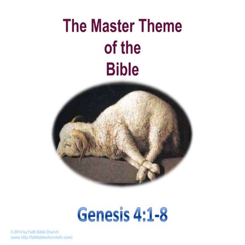 The Master Theme | PPTX | Christianity | Religion & Spirituality
