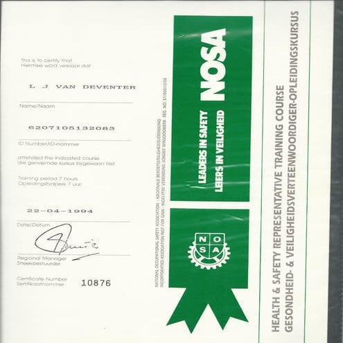 NOSA | PDF