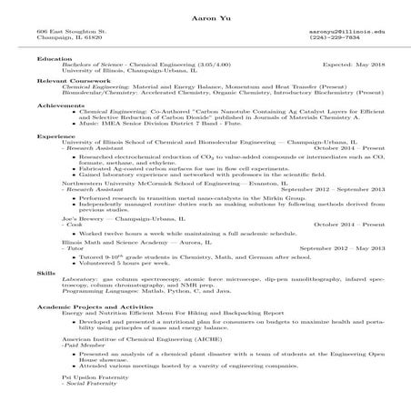 Aaron Joel Palmer Resume | DOCX