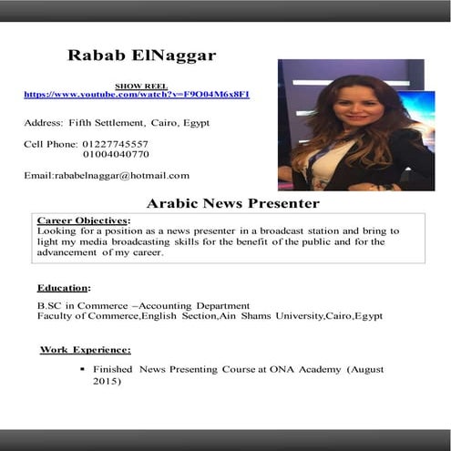 Rabab Elnaggar-News Presenter | DOCX