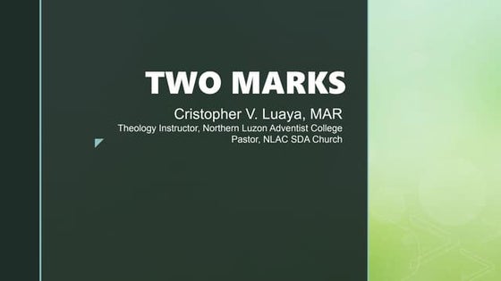 Sabbath school lesson 11, 2nd quarter of 2018 | PPT