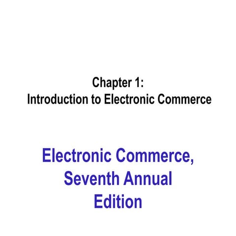 Introduction to E-Commerce - Chapter 1.ppt