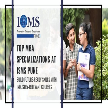 Top MBA Specializations List at ISMS Pune.pdf