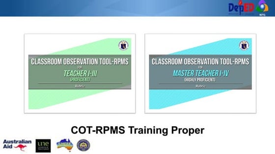 COT-RPMS-Protocols Steps in Conducting Observation T1.pptx | Educational Assessment | Education