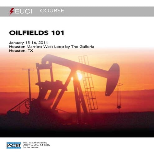 Course Information - Oilfields 101 | PDF