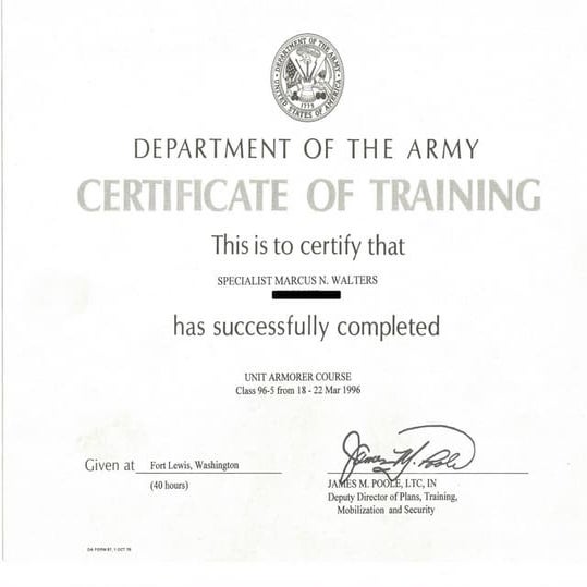 Unit Armorers Course - Weapons repair and Maintenance | PDF
