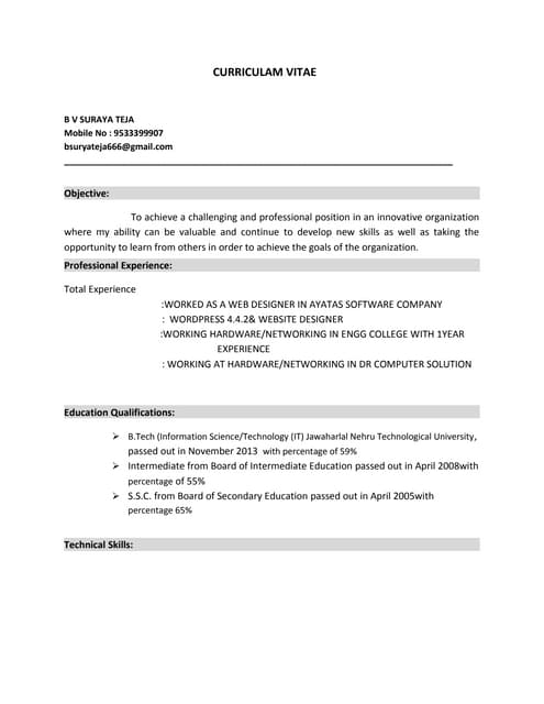 B V Surya Teja Surya Teja presentations