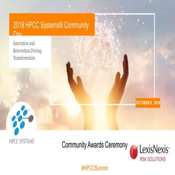 2018 HPCC Systems Community Day Awards Ceremony | PPTX | College ...