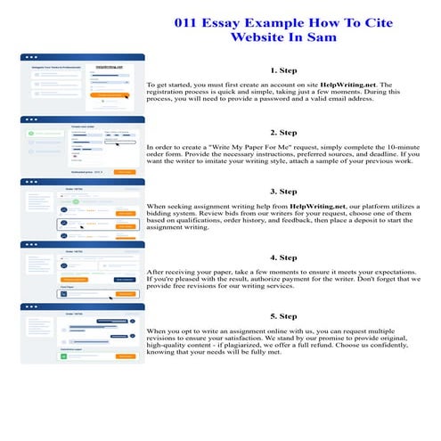 011 Essay Example How To Cite Website In Sam | PDF | Civic affairs ...