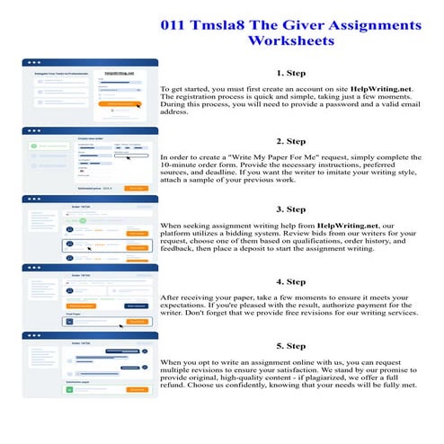 011 Tmsla8 The Giver Assignments Worksheets | PDF