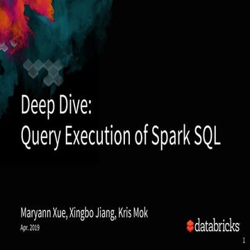 A Deep Dive Into Query Execution Engine Of Spark Sql Ppt