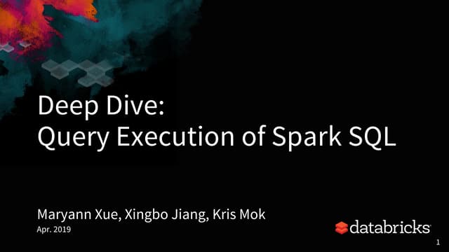 A Deep Dive Into Query Execution Engine Of Spark Sql Ppt