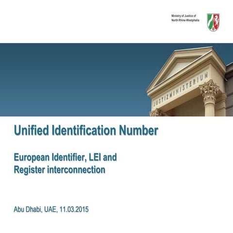 Unified Identification Number - Carsten Schmidt | PPTX | Databases ...