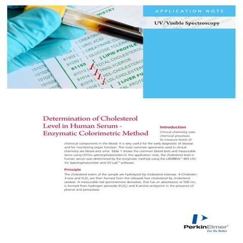 Cholesterol practical pdf | PDF
