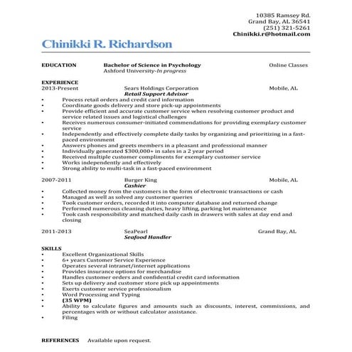 Geralds Resume 1 | DOCX
