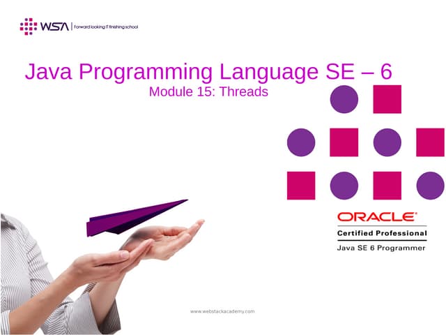 Core Java Programming Language Jse Chapter Xii Threads Ppt