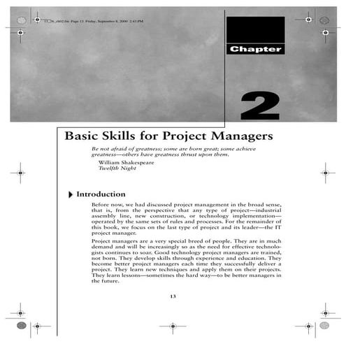 Human aspect of project management | PDF