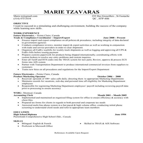 Resume | DOC