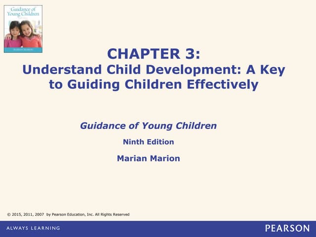 Chapter 5 Positive Guidance & Discipline Strategies: Direct Guidance | PPT