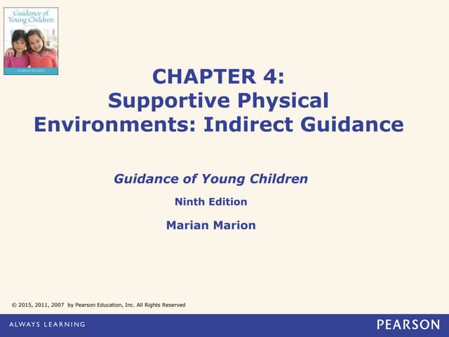 Chapter 5 Positive Guidance & Discipline Strategies: Direct Guidance | PPT