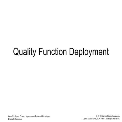 metode QFD quality function deployment .ppt