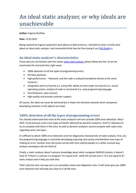 Dynamic Program Analysis for Fun and Profit | PDF