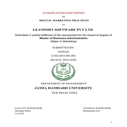 BBA INTERNSHIP CERTIFICATE | PDF