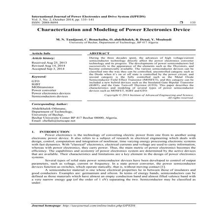 Power semiconductor devices | PDF