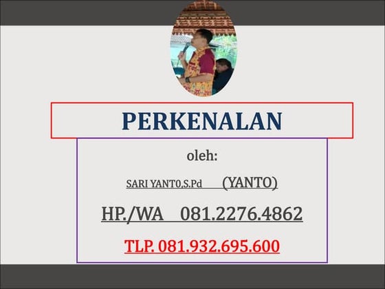 Perhutanan sosial dan desa | PPT