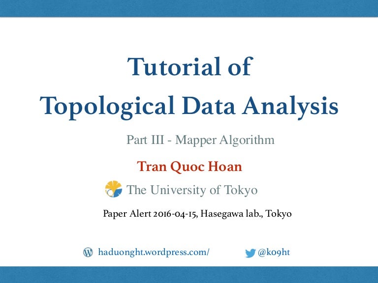 Tutorial Of Topological Data Analysis Part 3mapper Algorithm 0587