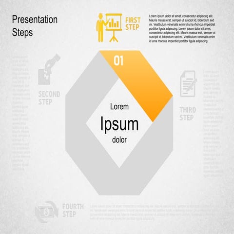 Presentation Steps Diagram | PPT