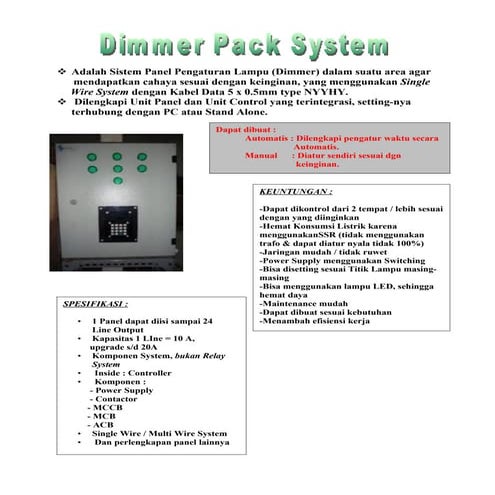 014 dimmer pack | DOC