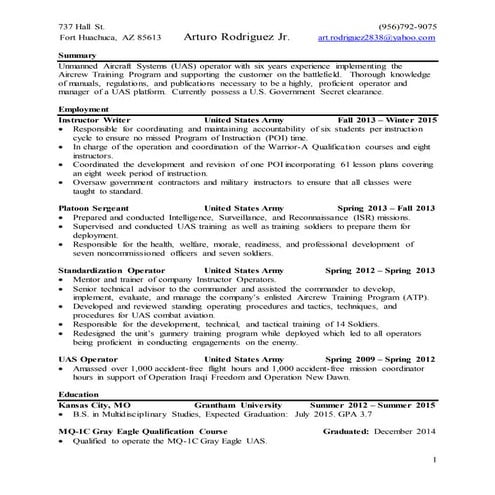 Greg Gibson Resume DEC2014 | DOC