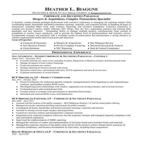 Ronald Tym Resume | PDF