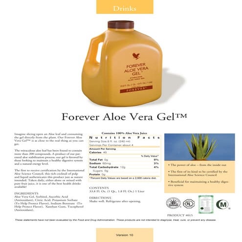 Forever Living Products Brochure | PDF