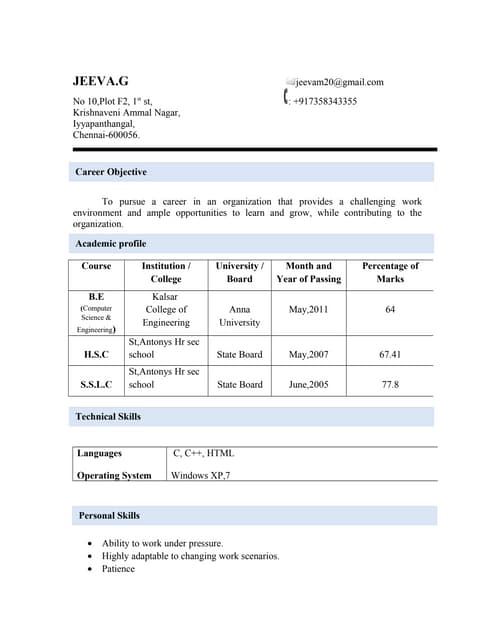 Assignment circular | DOC
