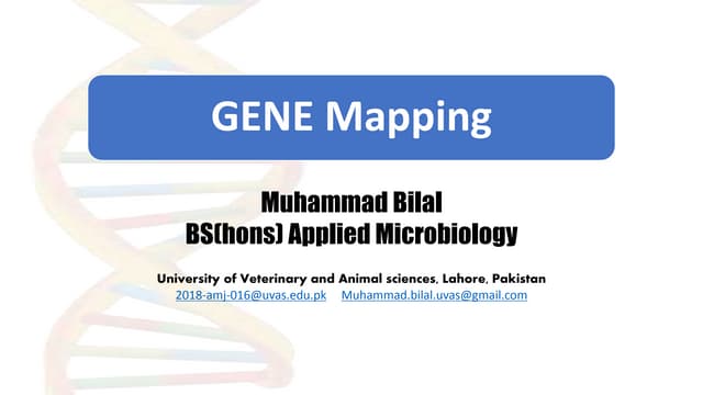 Gene Mapping Methods Pptx 4741