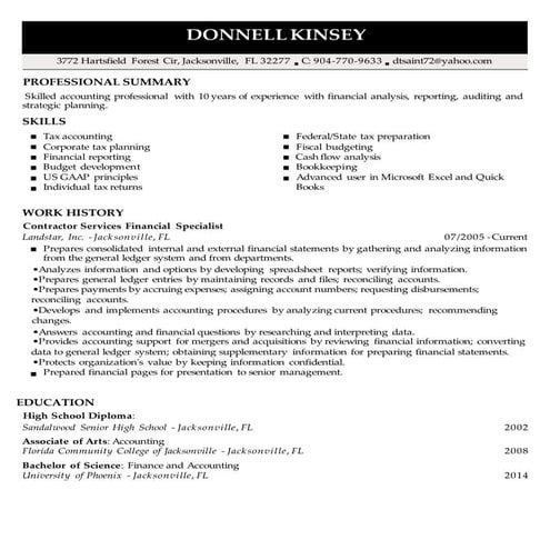 Donnell Kinsey Resume | DOCX