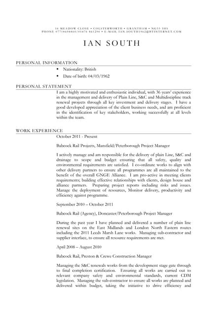 Matthew Lake Resume 1(1) updated | PDF | Manufacturing Industry ...