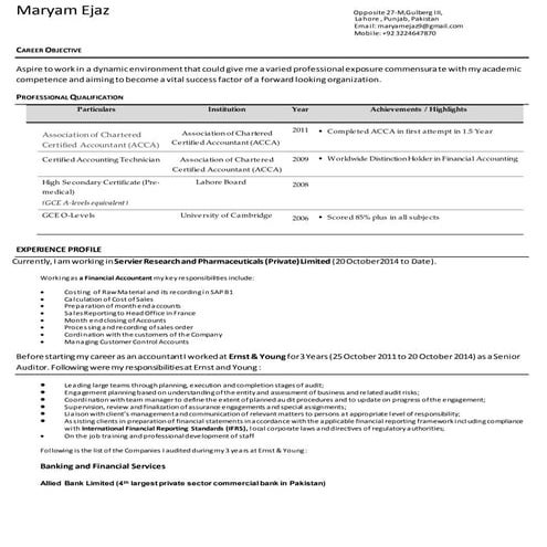 Maryam Ejaz CV | DOCX