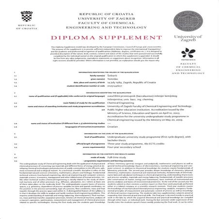 Diploma Supplement_1 | PDF