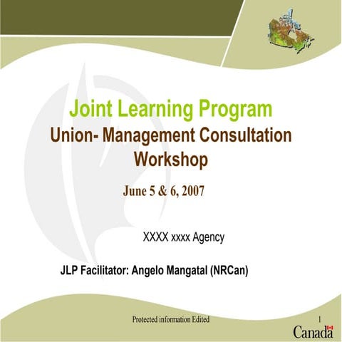 CBSA_JLP_Workshop_Union_-_Management_Consultation_example | PDF