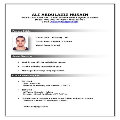 Ali Aziz Cv.docx modified | DOCX