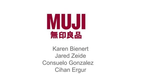 MUJI | PPTX | Business | Business and Finance