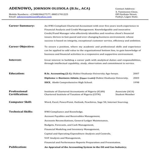 Auditor - Fully Editable ATS Resume Template.docx