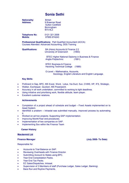 Radi's cv engl | PDF