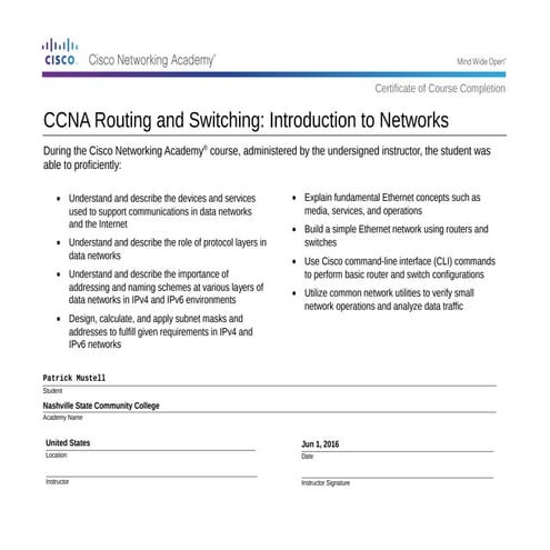 CCNA Routing and Switching | PDF