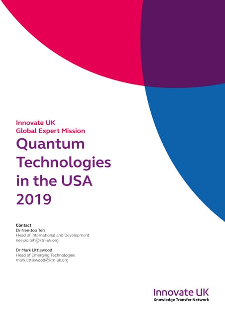 Quantum Computing - Recent Developments (2019) | PPT