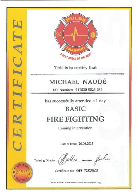Basic Fire Fighting | PDF